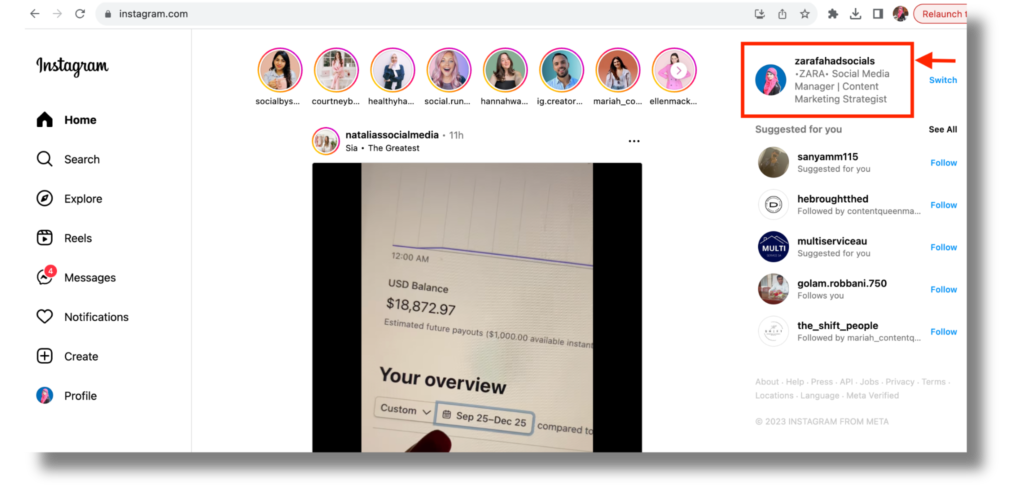 How To Find Your Instagram URL for Profile, Post & Reels