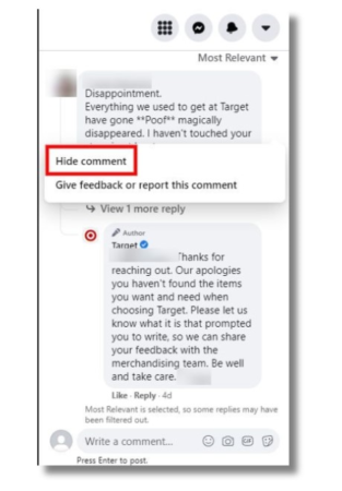 What Happens When You Hide a Comment on Facebook?
