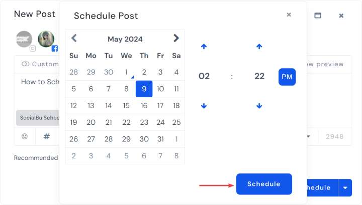 How to Schedule Social Media Posts for Free in 2024 | SocialBu Blog
