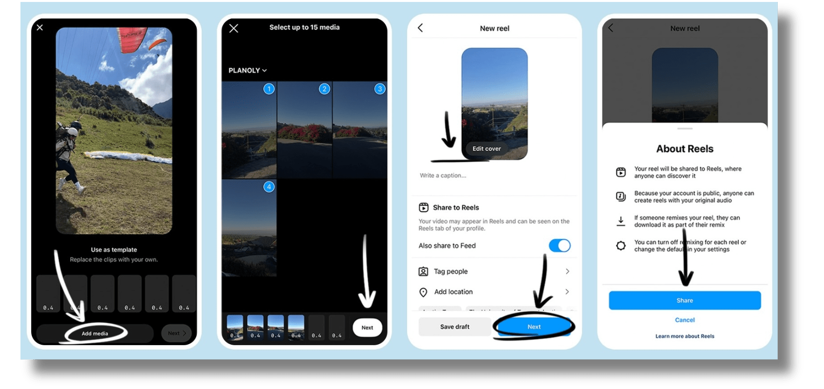 How to Find Templates on Instagram for Reels and Stories | SocialBu Blog